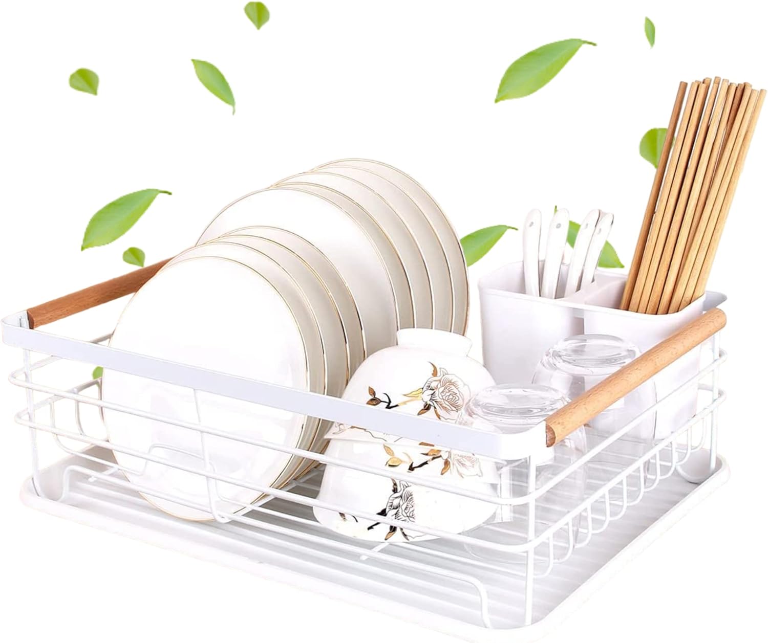 Amazon.com - Solty - White Stainless Steel Dish Drainer - Dish Drainer ...