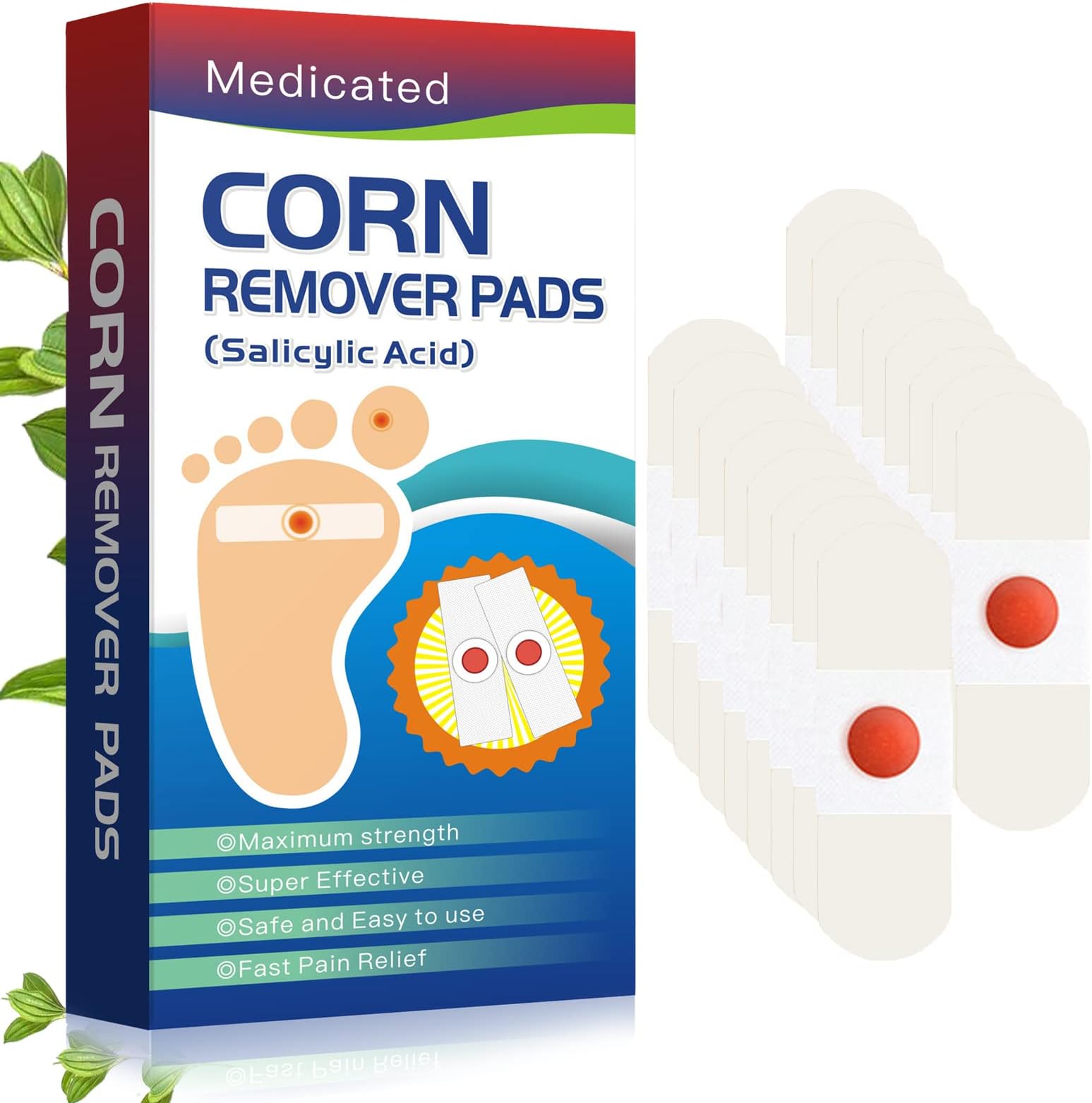 Amazon.com : Corn Removers for Feet & Toes, Corn Removers Pads ...