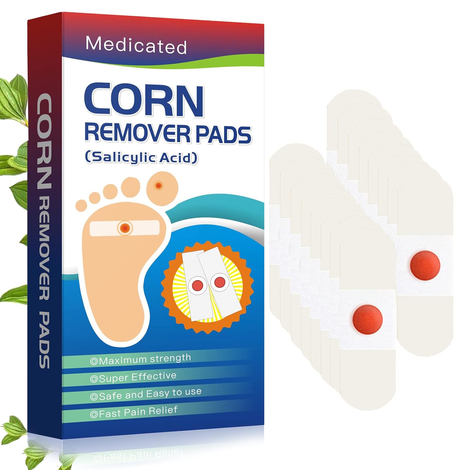 Amazon.com : Corn Removers for Feet & Toes, Corn Removers Pads ...