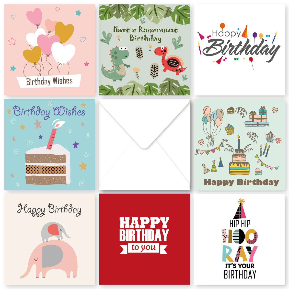 Birthday Cards Multipack of 24. Each Birthday Card box includes 24 ...