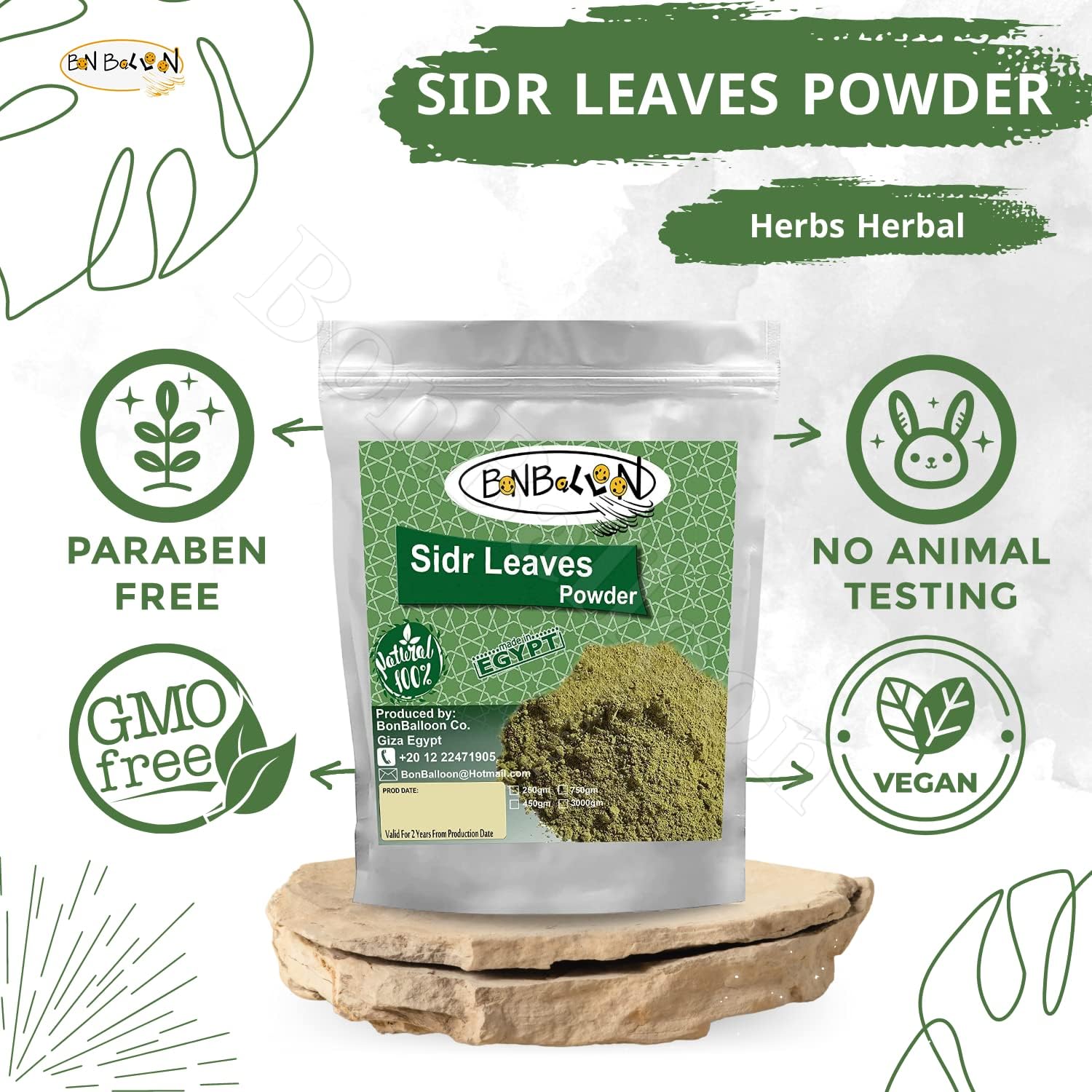 Venta al por mayor Seder Sidr Hojas Hojas Polvo Hidratante Para El ...