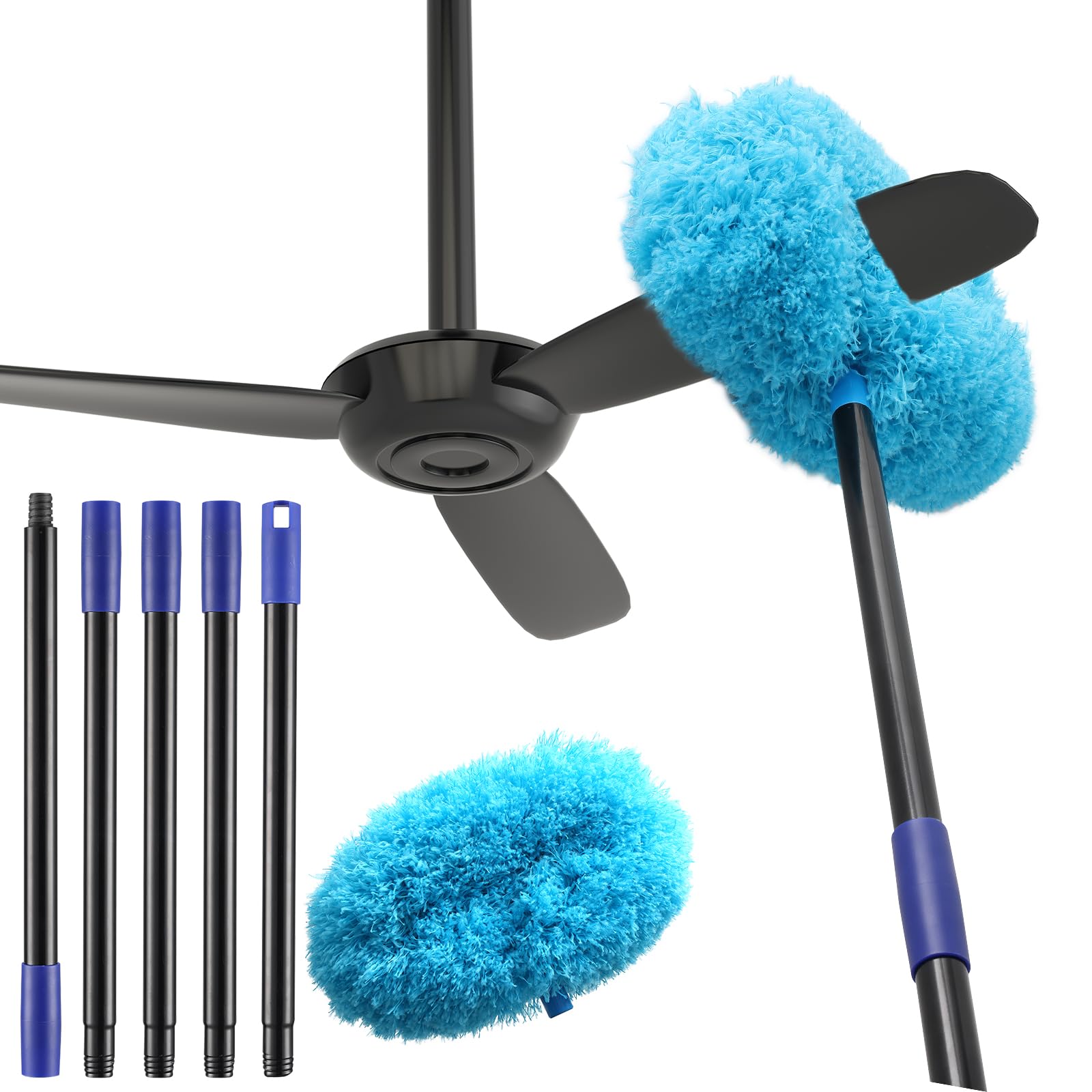 Amazon.com: Ceiling Fan Cleaner Duster 7 Ft, Fan Duster for Ceiling Fan ...