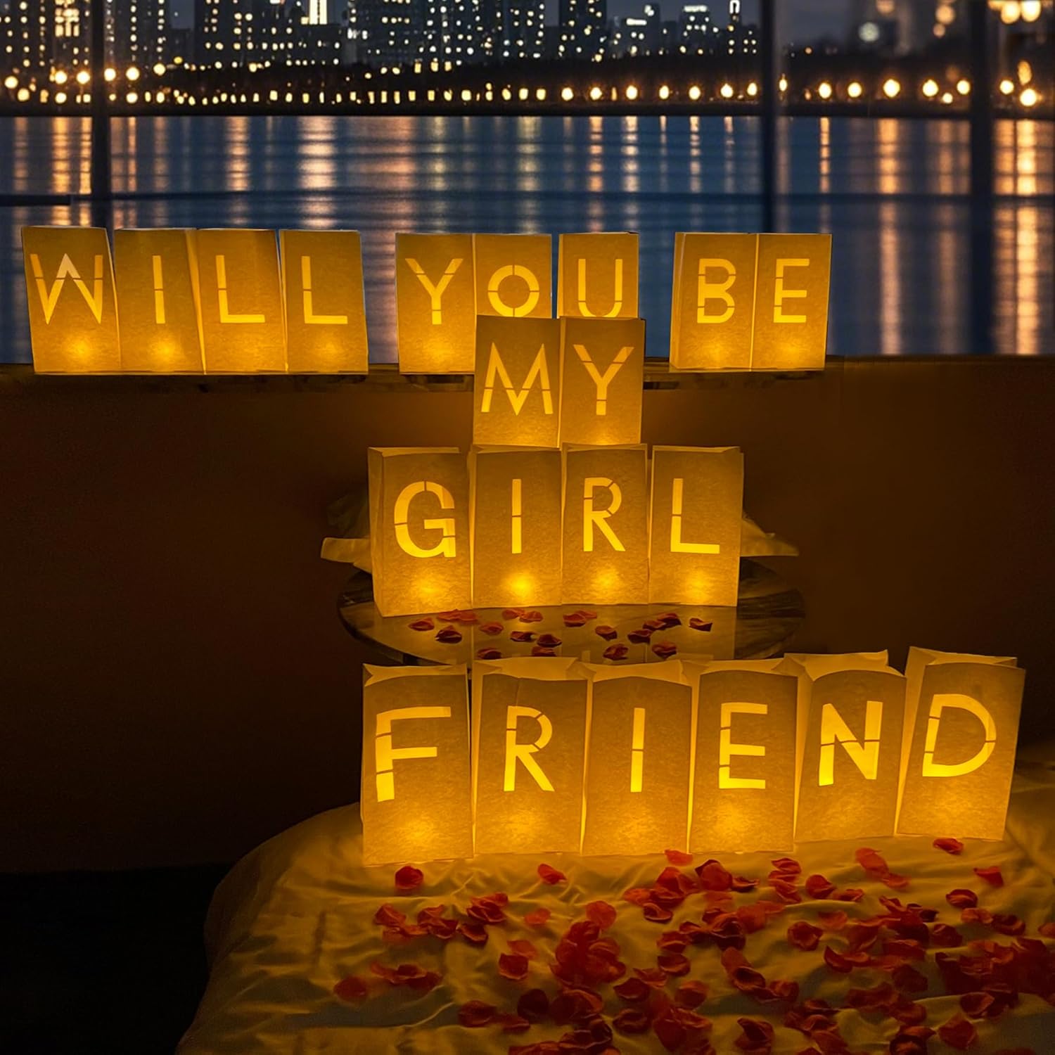 Amazon.com: ERNTRNL Will You Be My Girlfriend Sign - Will You Be My ...