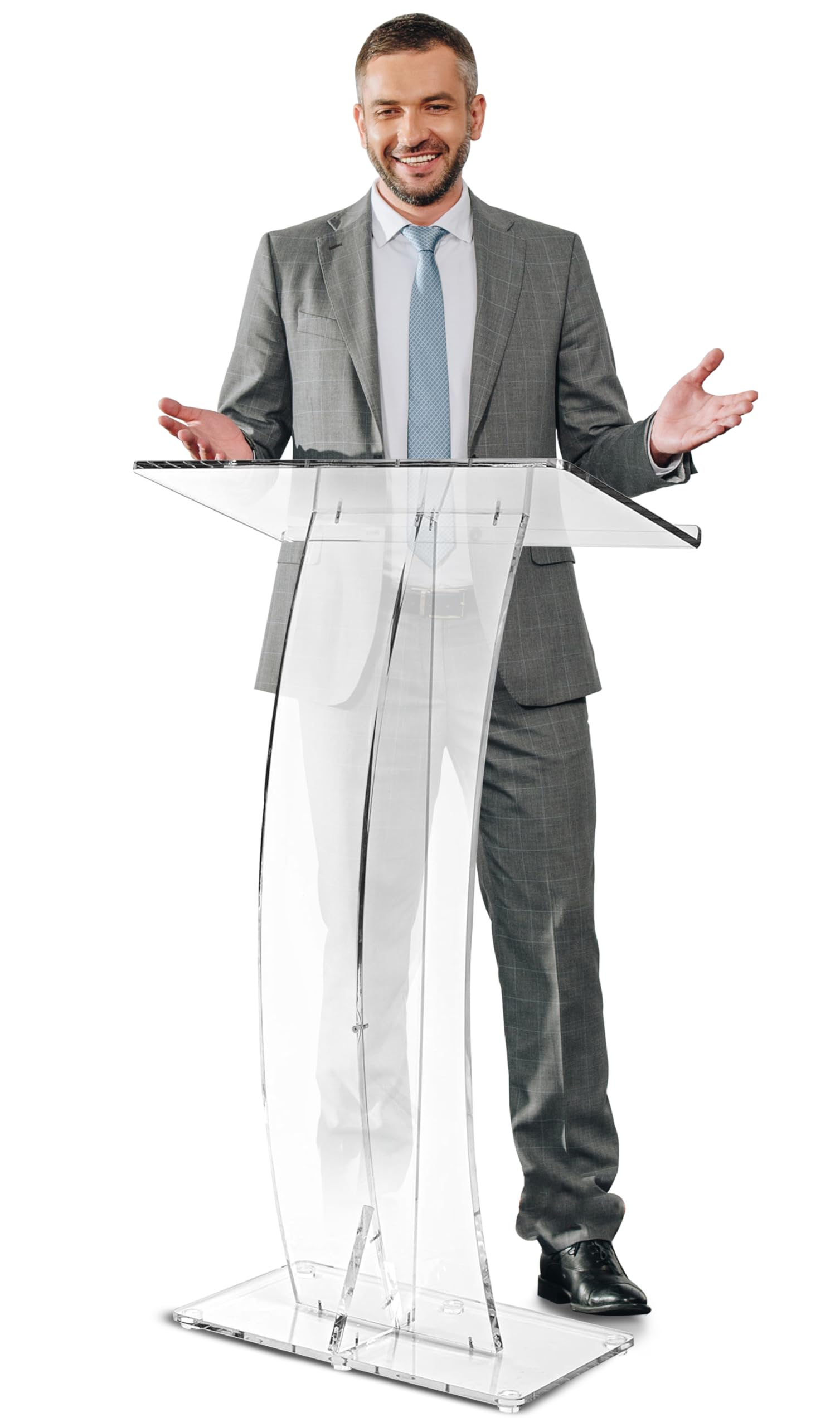 Snapklik.com : Clear Acrylic Podium, Ideal For Use As Pulpits For ...