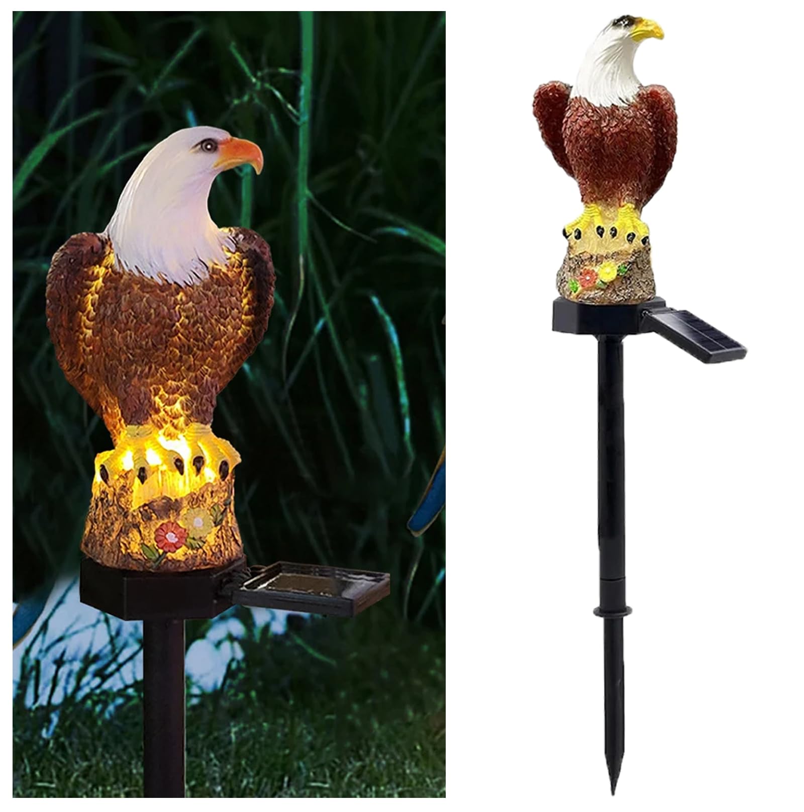 Amazon.com : Huazzzyi Outdoor Solar Lights, Eagle Solar Lights Outdoor ...