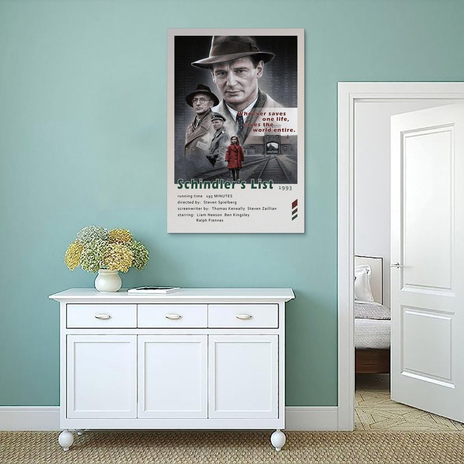 Schindlers List Minimalistische Poster