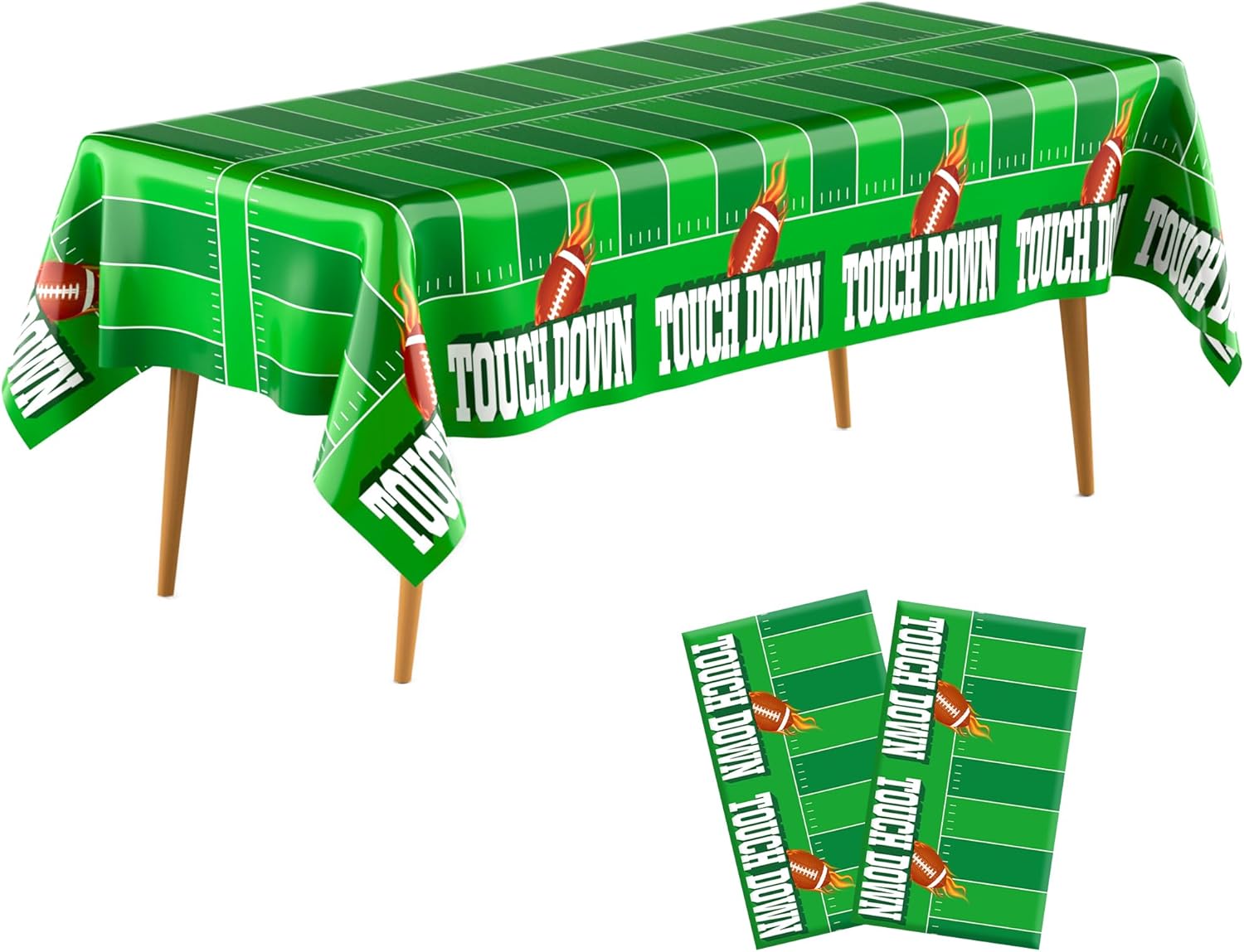 Amazon.com: Football Tablecloth Football Party Decorations Football ...