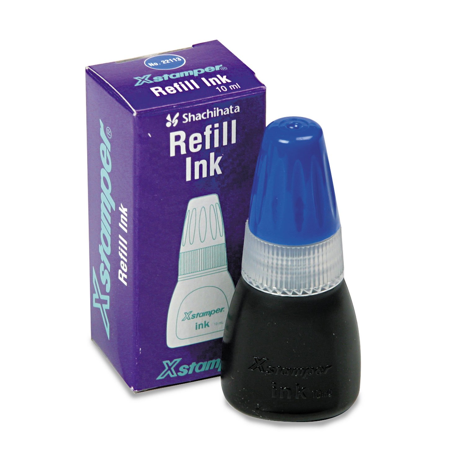 Amazon.com : Refill Ink For Xstamper Stamps, 10Ml-Bottle, Blue : Office ...