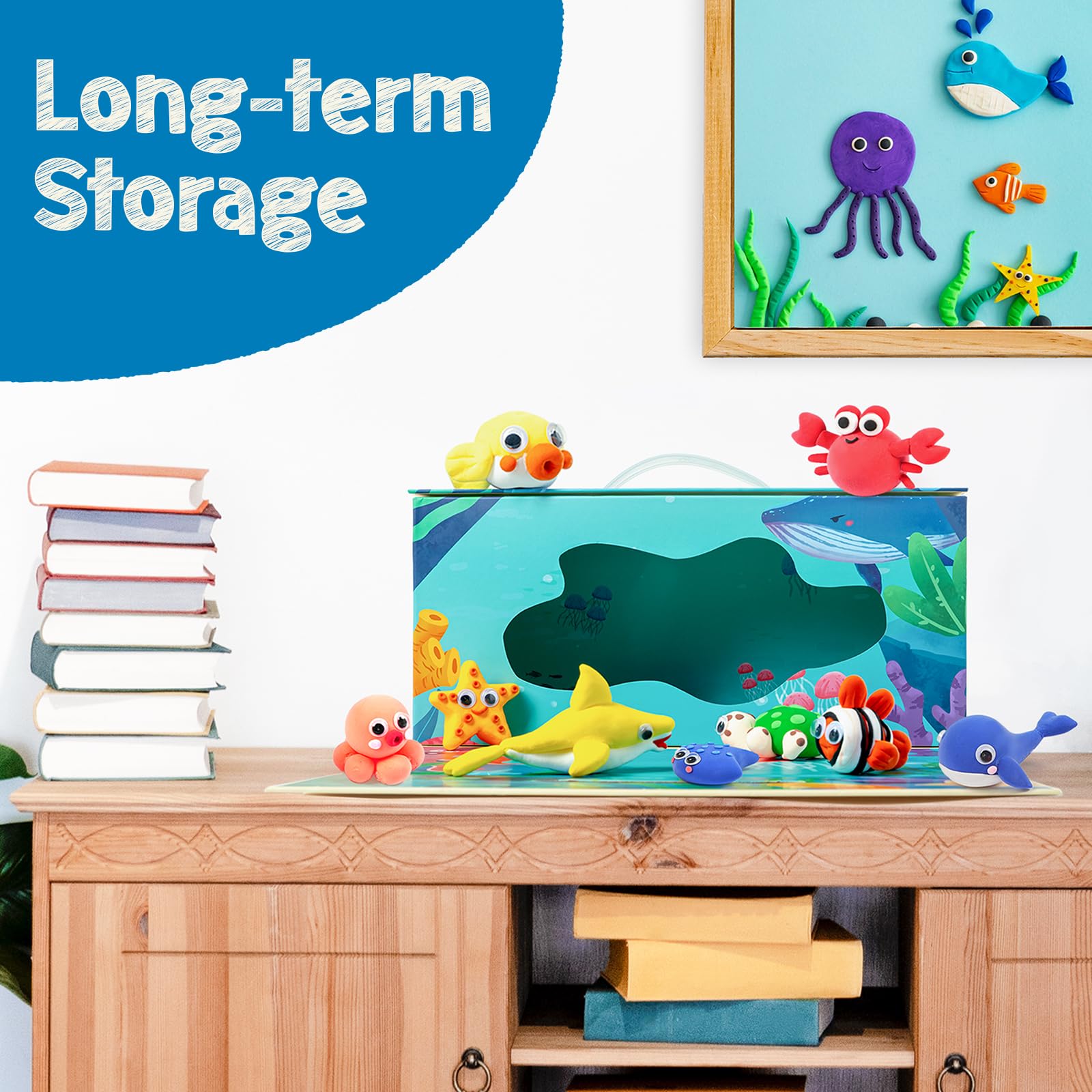Snapklik.com : Air Dry Clay, Sea Creatures Modeling Clay For Kids, Arts ...