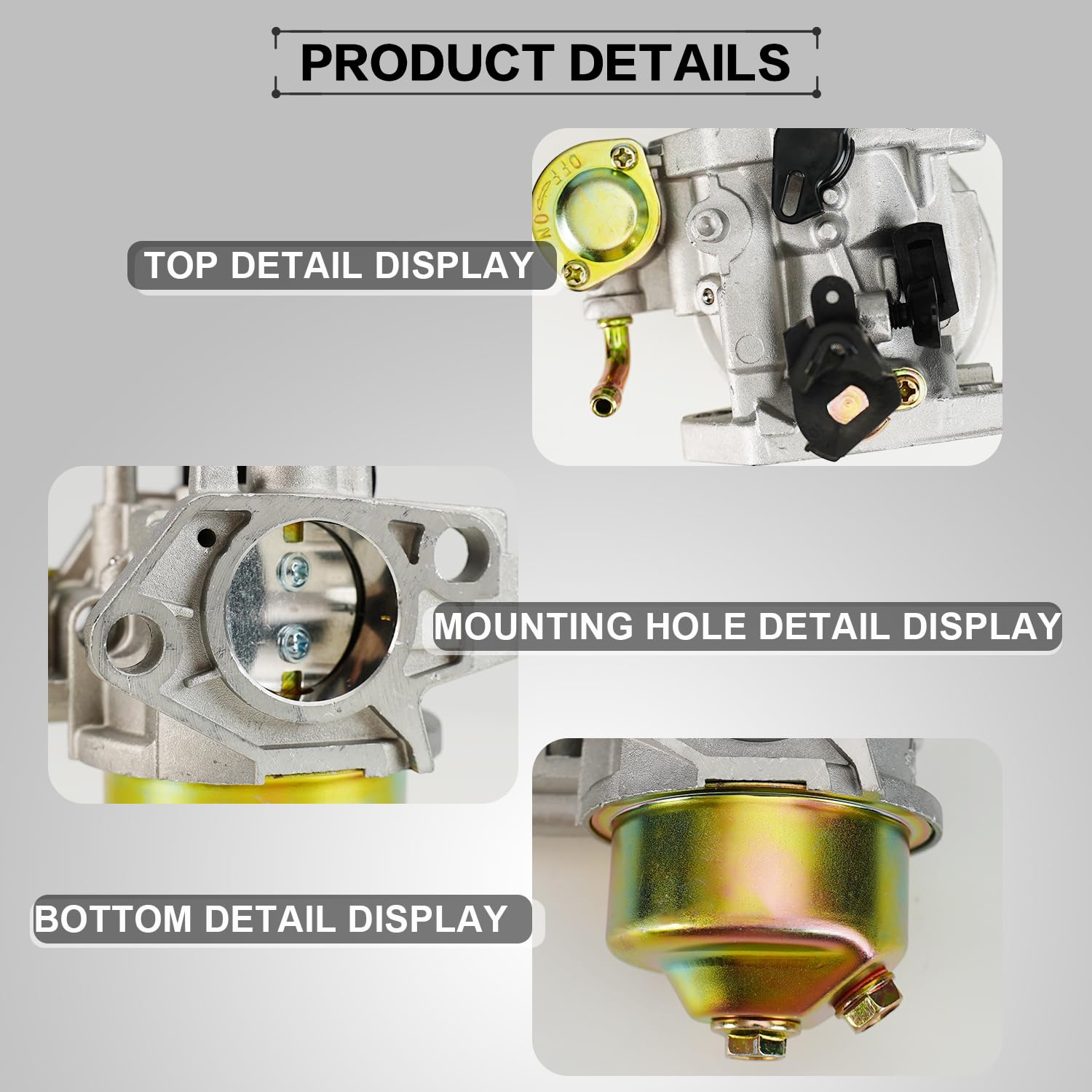 Snapklik.com : Carburetor Air Filter Kit For Honda GX340 GX390 GX420 ...