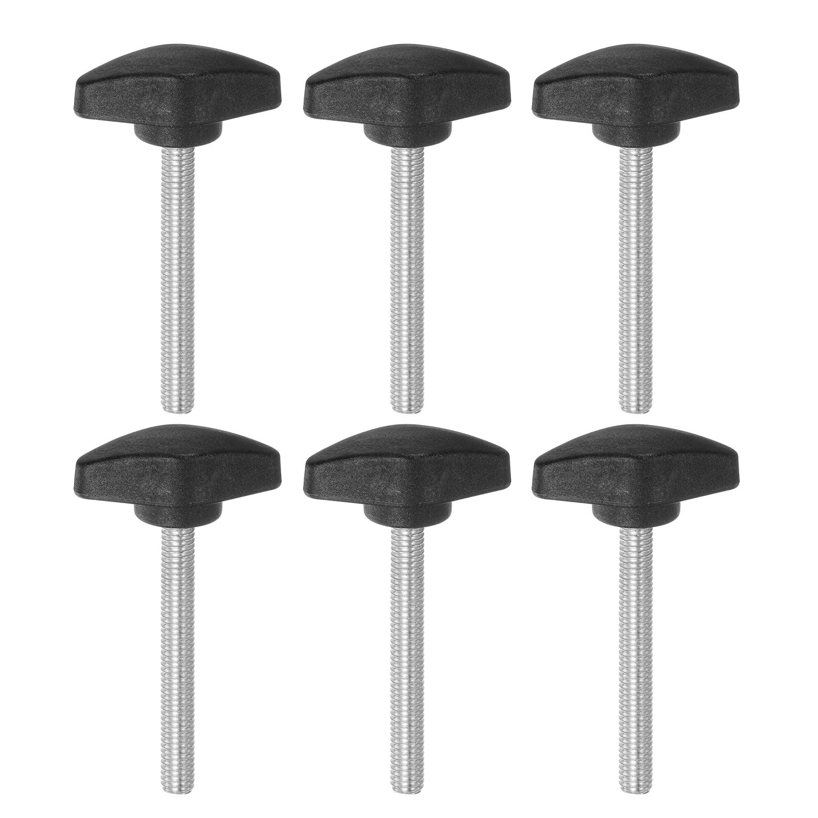 Amazon.com: HARFINGTON 6pcs Tee Wing Knobs M6 x 55mm Metric Male ...