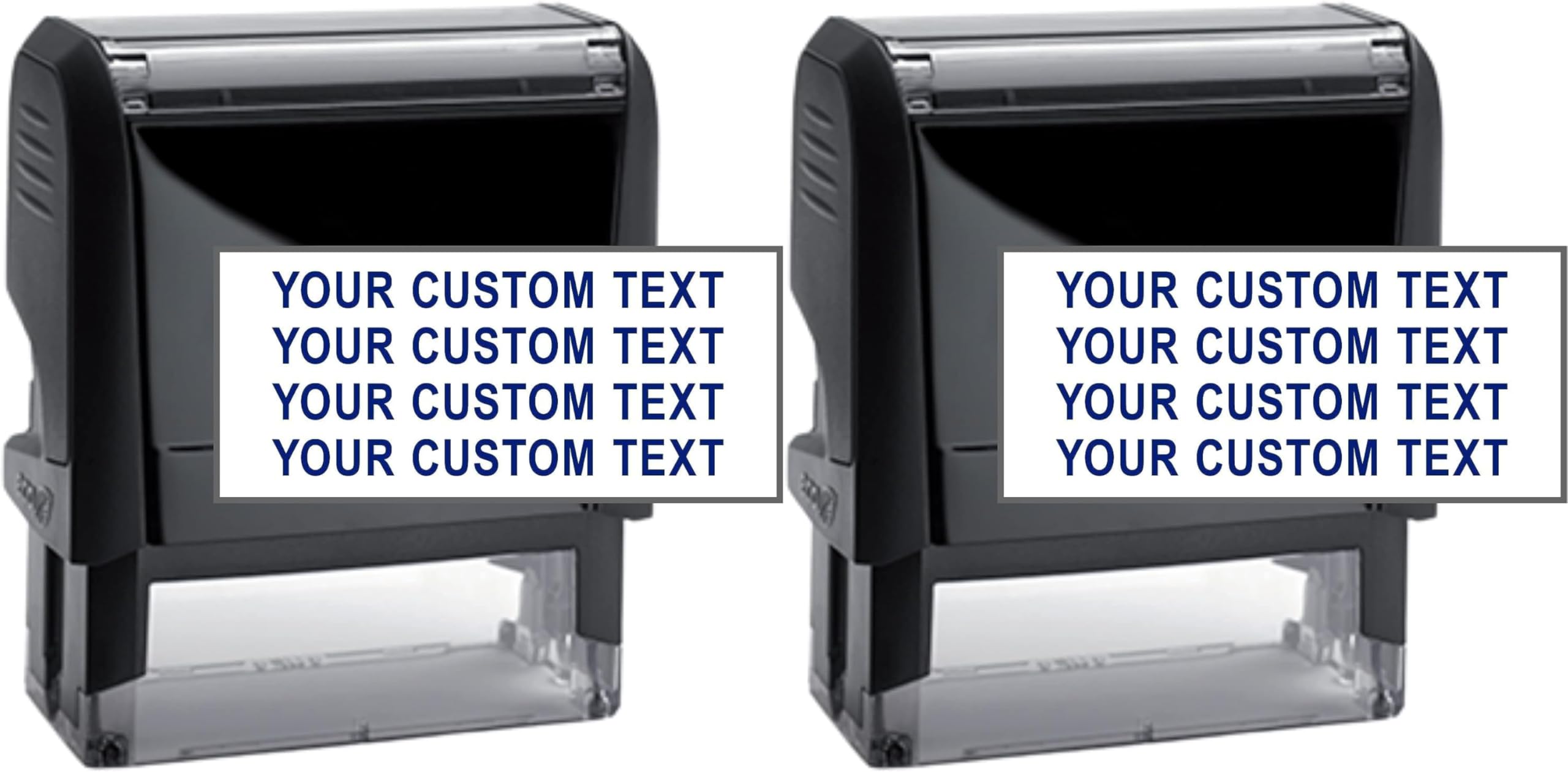Amazon.com : Custom 4 Line Address Stamp - 20 Font Options - Self ...