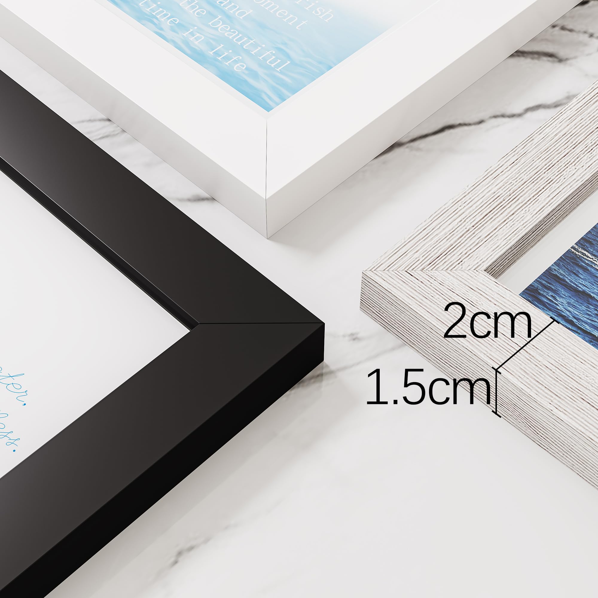 Snapklik.com : Picrit Double 5x7 Picture Frame Hinged Folding Photo Frame