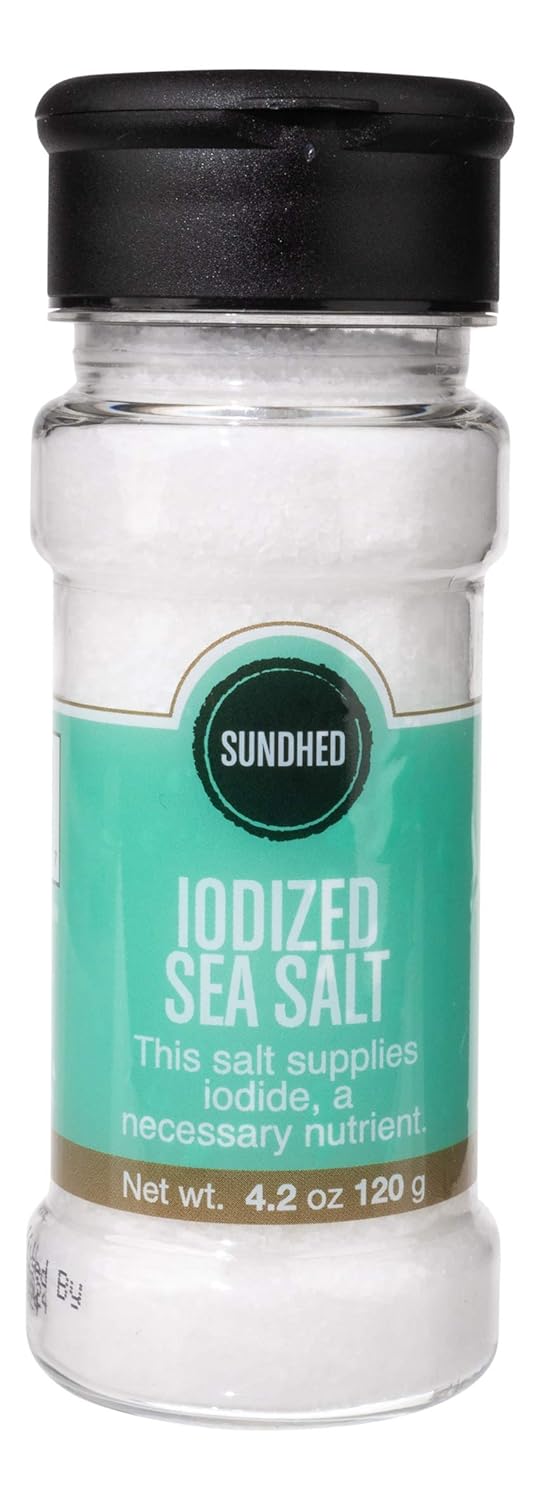 Amazon.com : Sundhed Sea Salt (Fine) in Shaker | 120 Grams (4.23 oz ...
