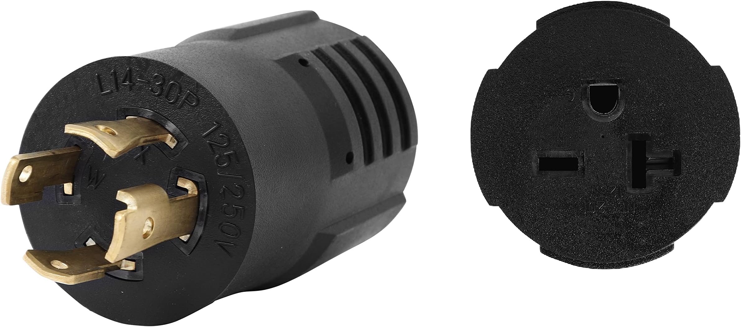 ONETAK NEMA L14-30P to 14-50R 120V/240V Compact 30 Amp Twist Lock 4 ...