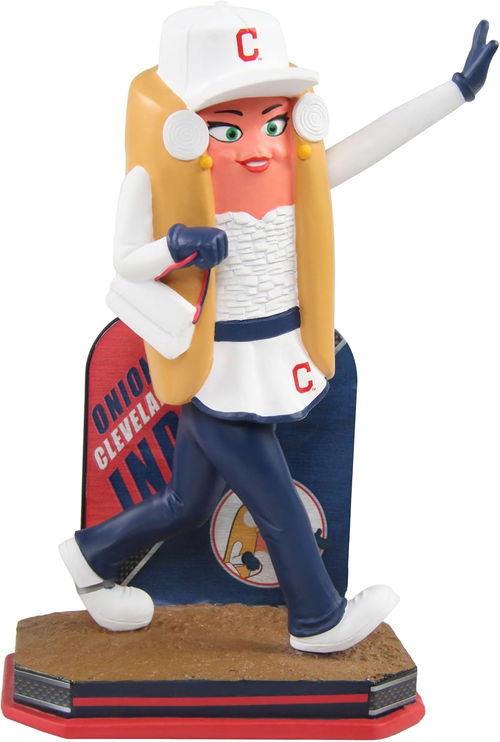 Onion Cleveland Indians Hot Dog Racers Bobblehead MLB at Amazon's ...