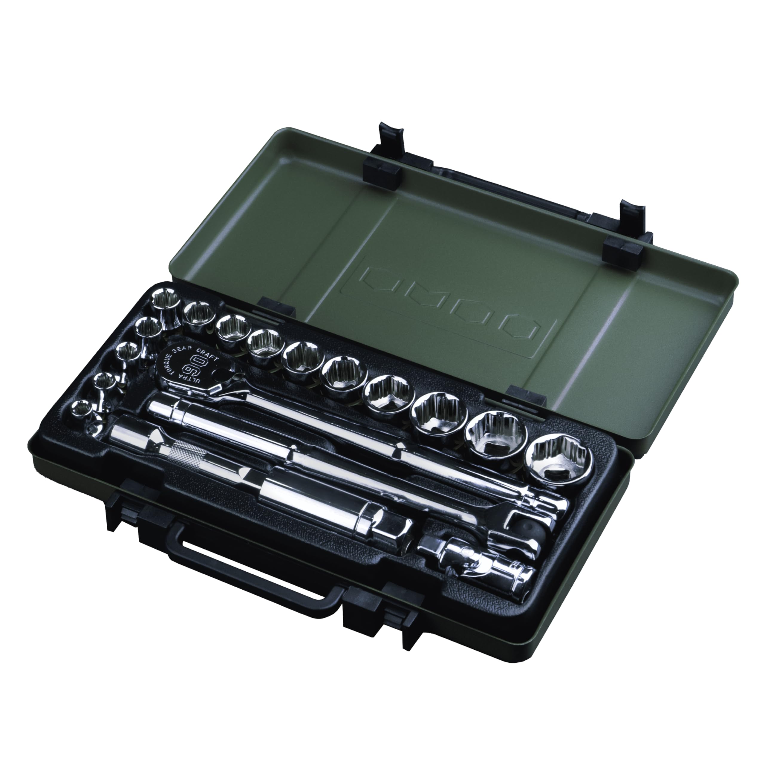 Amazon.com: KESI Tool Socket Set 19-Piece 3/8" Drive, 90T Ultra Torque ...