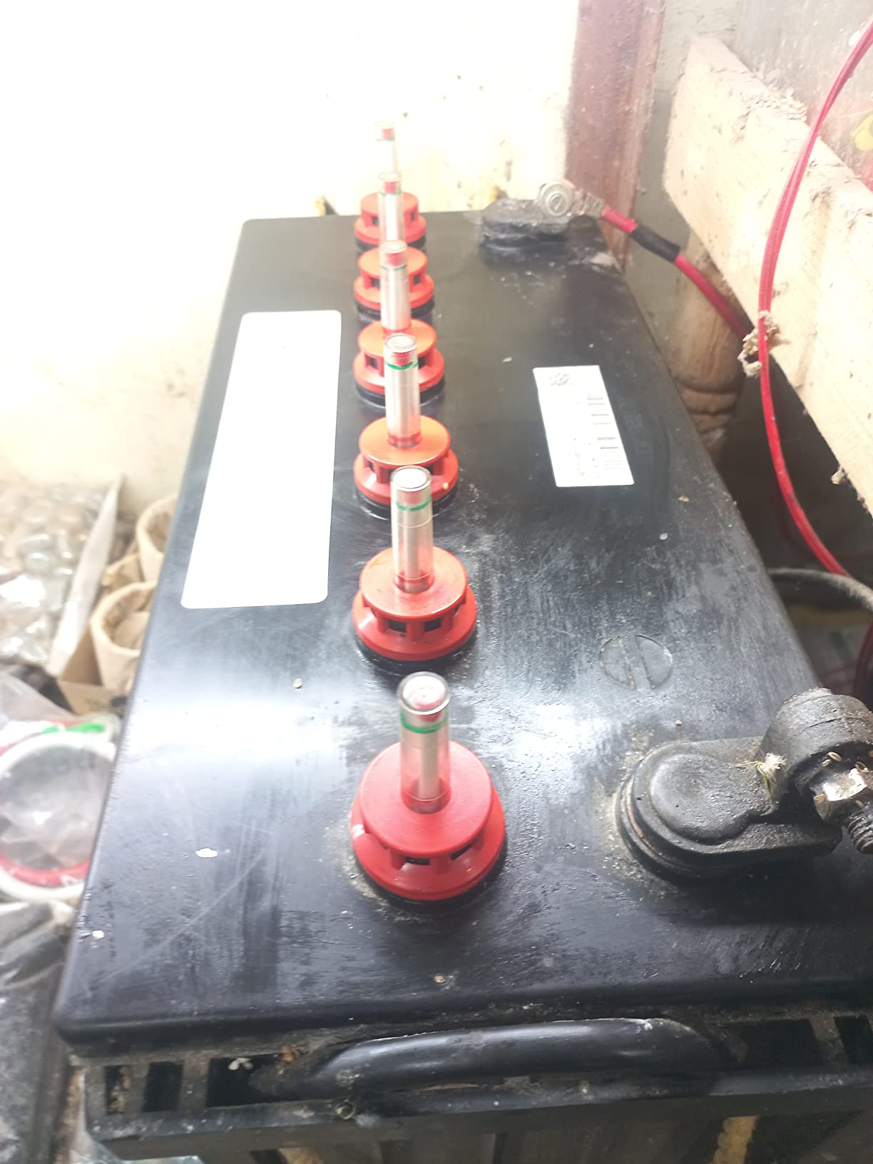 MR HON RAJ'S Inverter Battery Water Level Float Indicator Cap Set of 6 ...