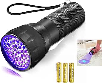 X Spring UV Flashlight - 21 LED Black Light, Handheld UV Flashlights ...