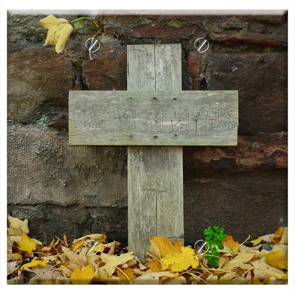 Blank Cross Gravestone