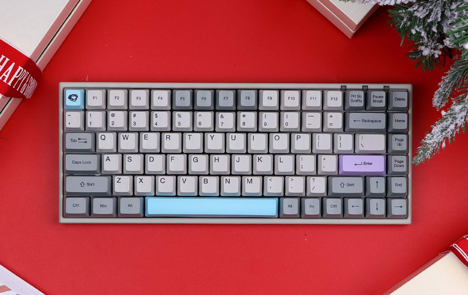 EPOMKER AKKO 3084 Silent 84 Keys Bluetooth 5.0 Mechanical Keyboard TKL ...