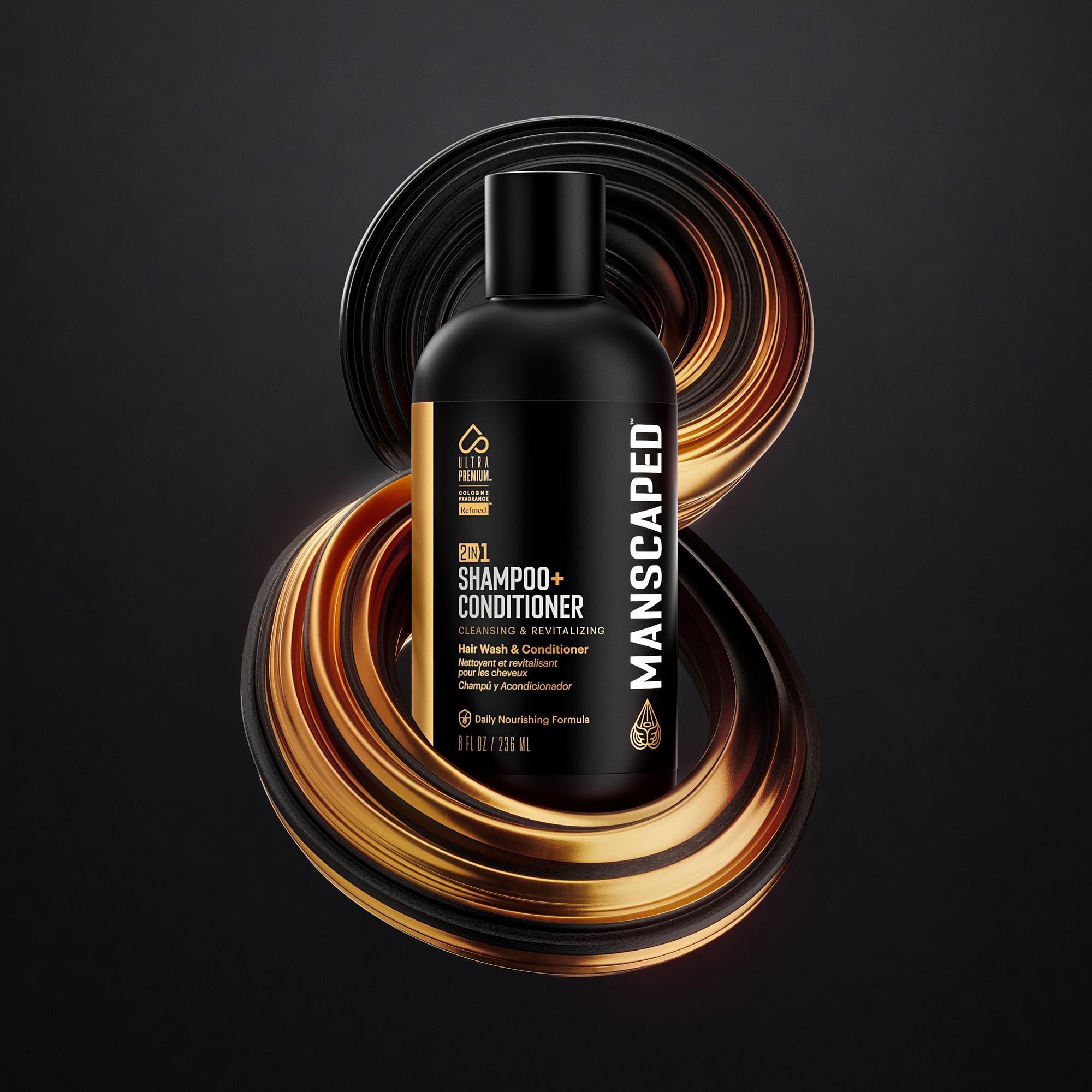 Snapklik.com : MANSCAPED 2 In 1 Shampoo & Conditioner, UltraPremium ...