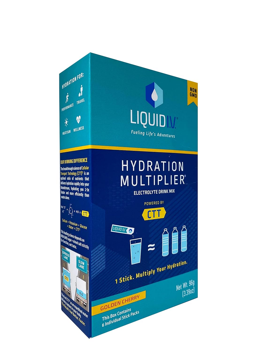 Amazon.com: Liquid I.V. Hydration Multiplier, Golden Cherry ...