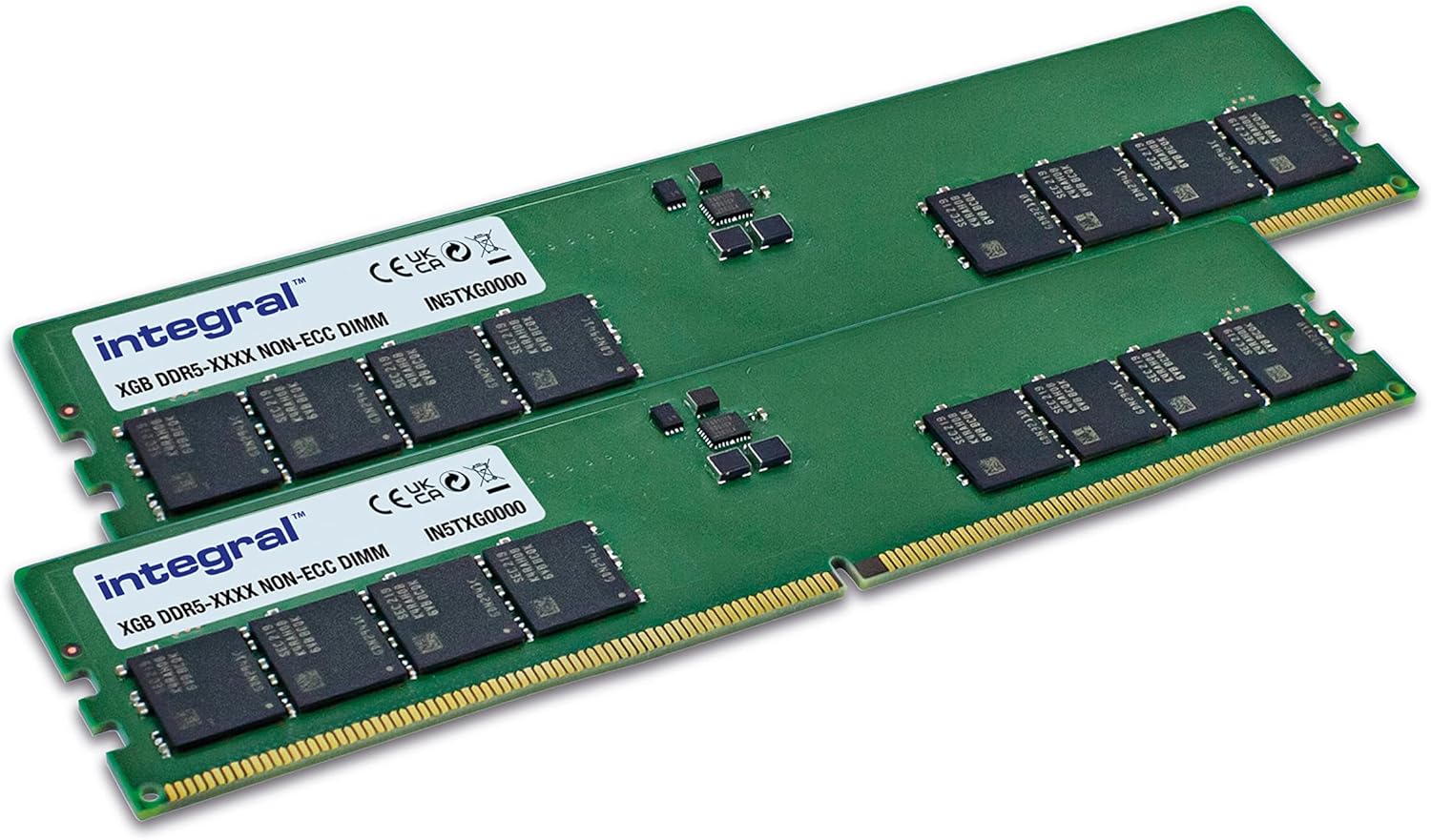 Integral 64GB Kit (2x32GB) DDR5 RAM 4800MHz DIMM PC Desktop Computer Memory Module : Amazon.co ...