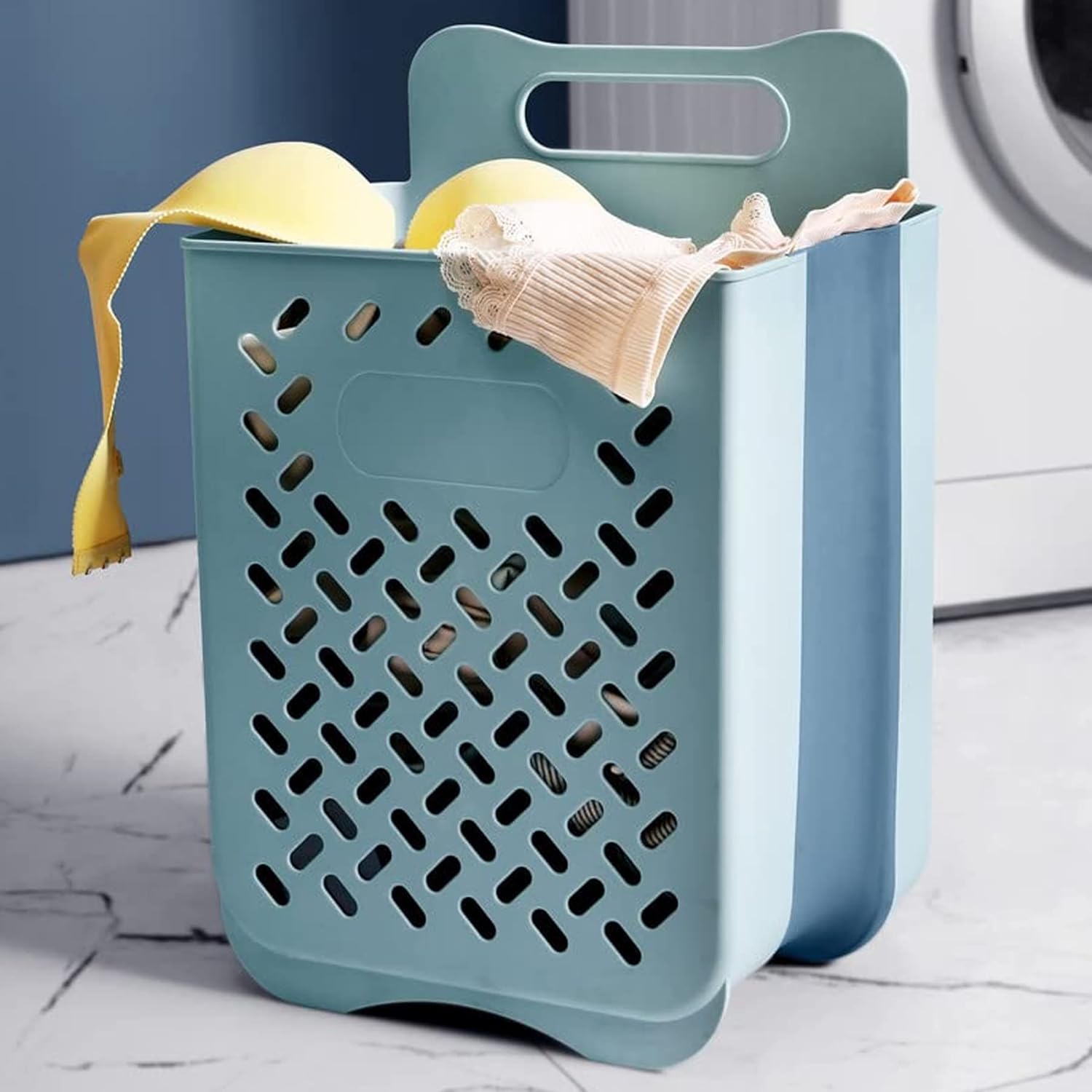 Amazon.com: Collapsible Laundry Baskets With Handles Tall Laundry ...