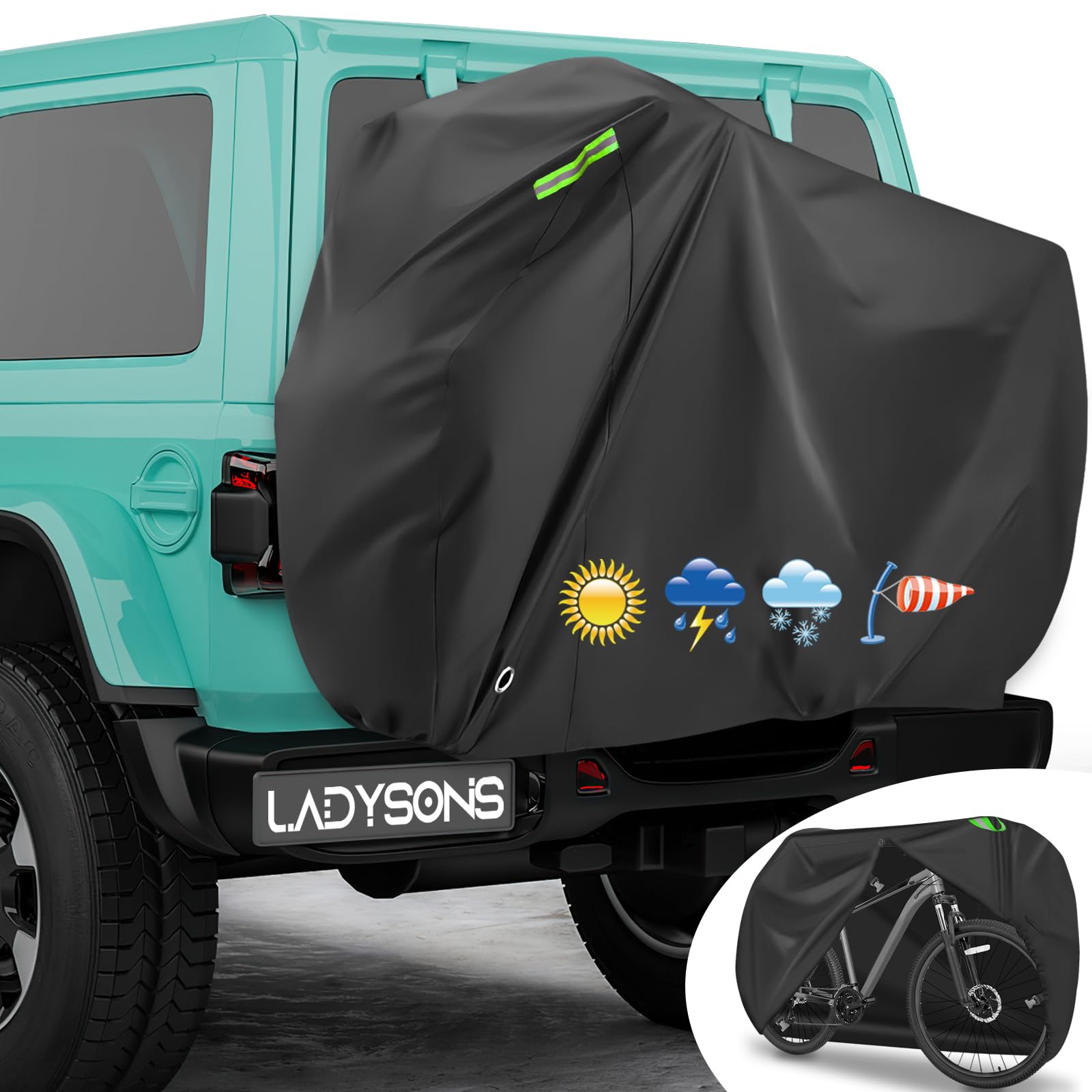 Amazon.com : Bike Cover for Transport 2 Bikes - Bicycle Covers for 2 ...