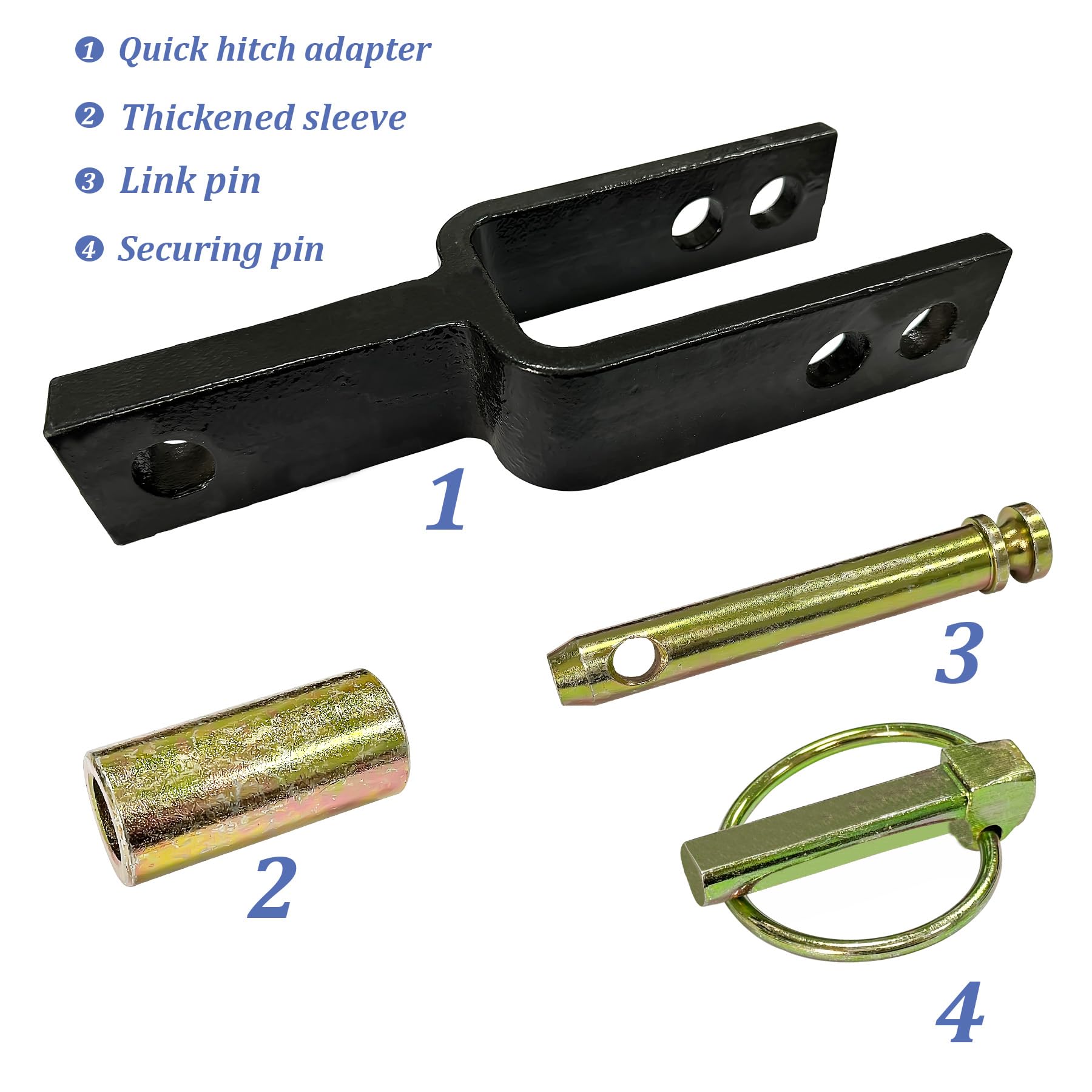 Class 1 Implement Adapter FINALAWOLF Quick Hitch Adapter - One-Piece ...