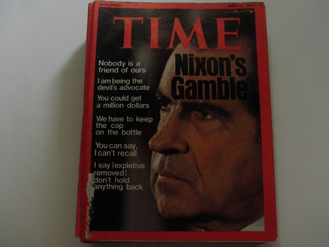 Time Magazine May 13 1974 Nixon's Gamble: Time Magazine: Amazon.com: Books