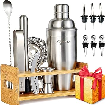 Cocktail Making Set Cocktail Gift Set - 750ML Cocktail Shaker Set Bonus ...