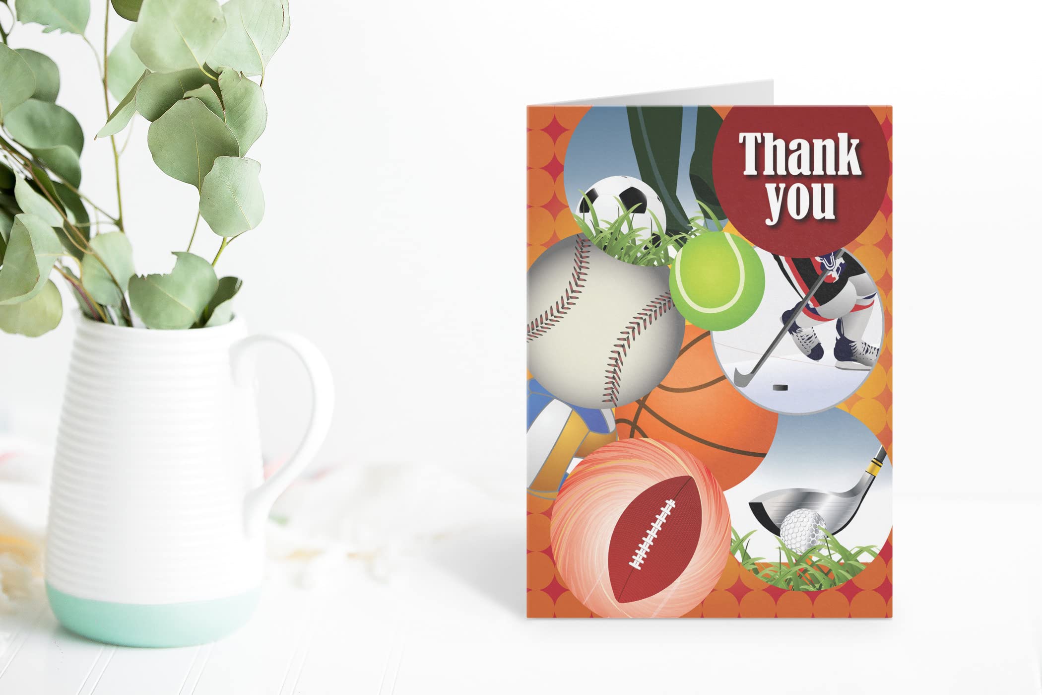 Sports Thank You Cards Printable