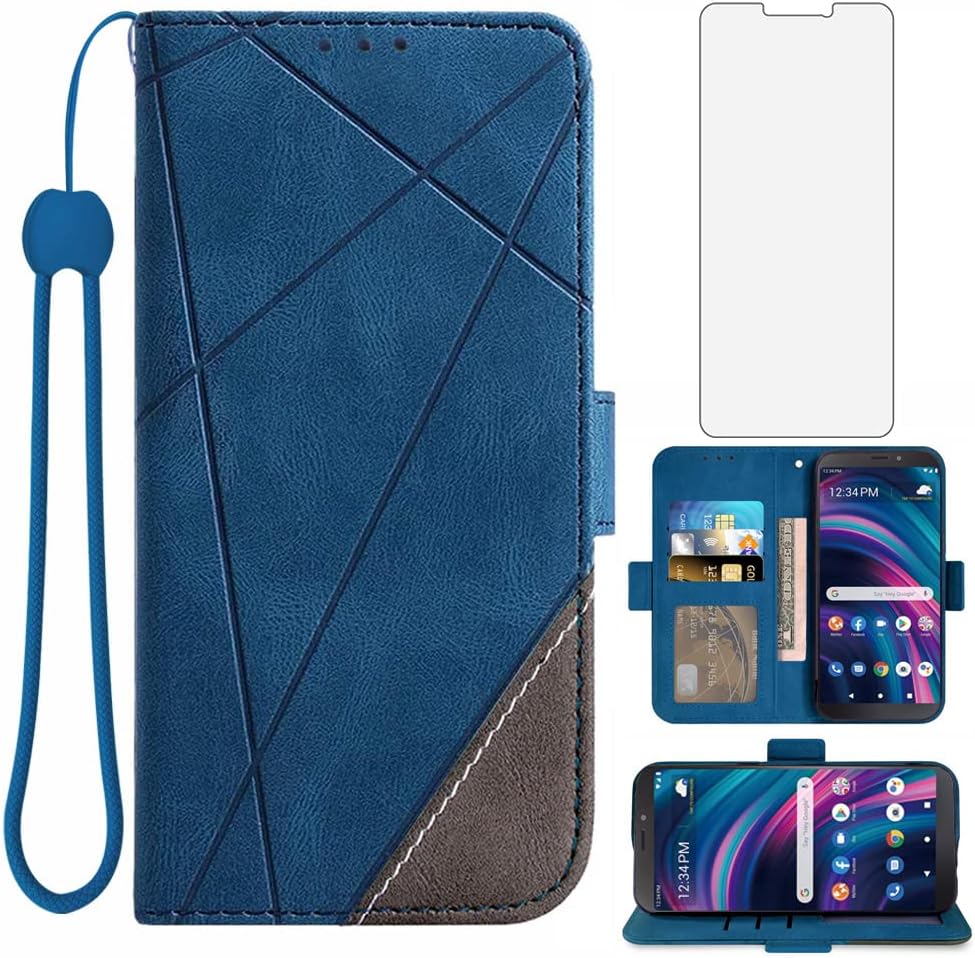 Amazon.com: Asuwish Compatible with Tracfone BLU View 3 B140DL Wallet ...
