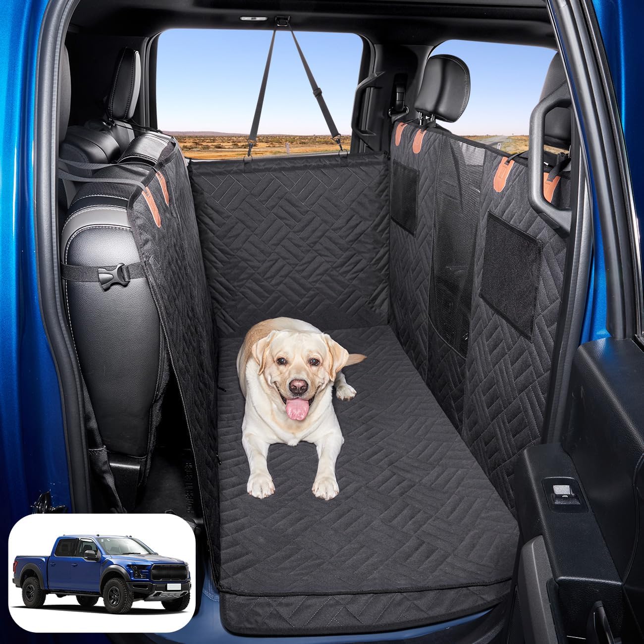Amazon.com: ABE Dog Car Seat Cover for Back Seat,Seat Covers for Trucks ...