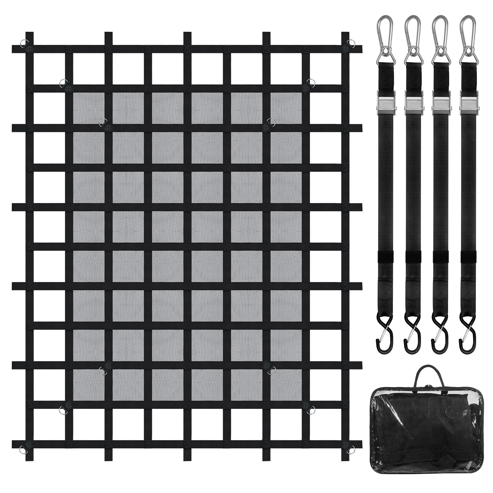 Amazon.com: VEVOR Cargo Net with Mesh, 72 in x 57 in, Heavy Duty Truck ...