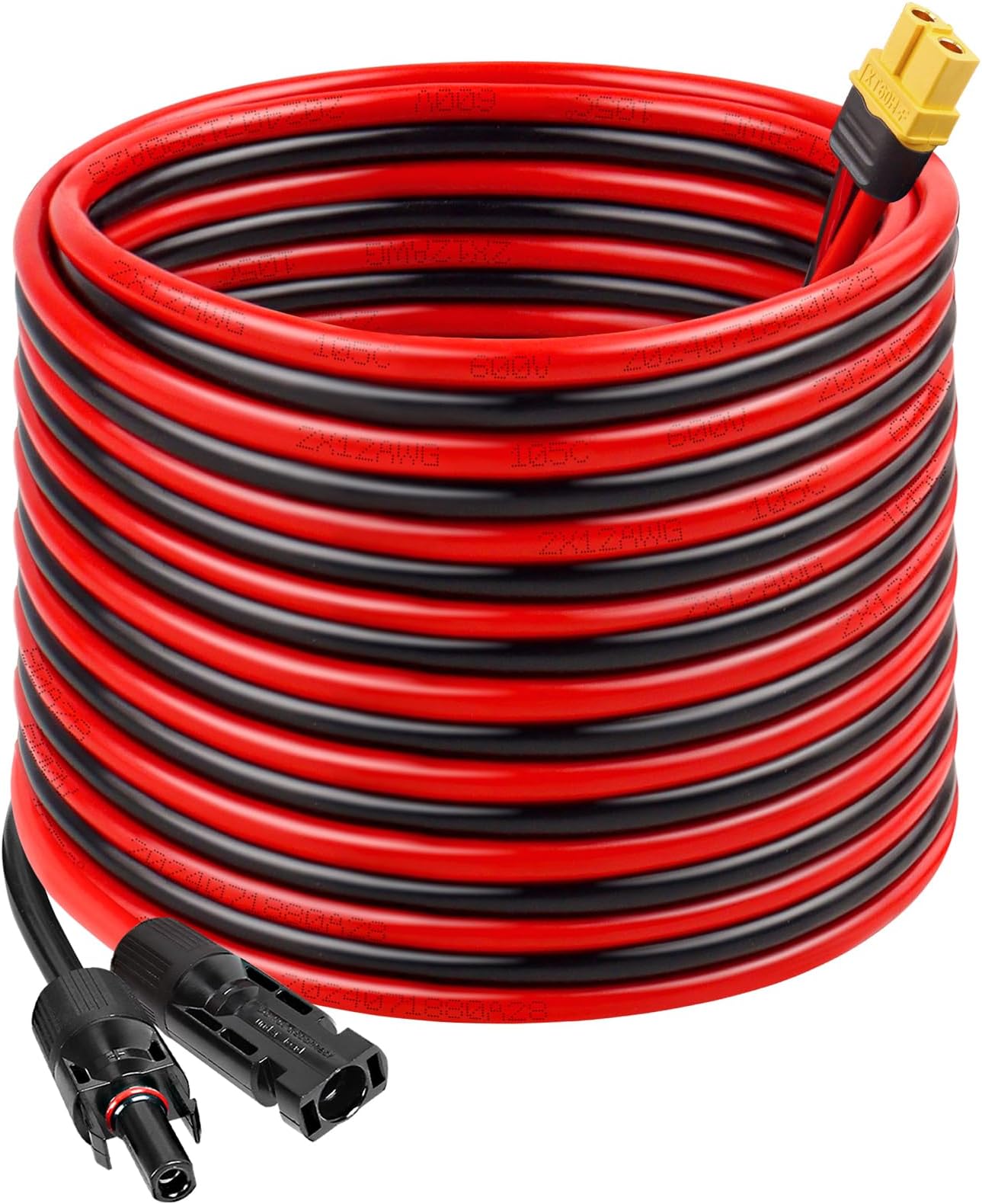 Amazon.com: MOOKEERF Solar to XT60 Charge Extension Cable 12AWG 25FT ...