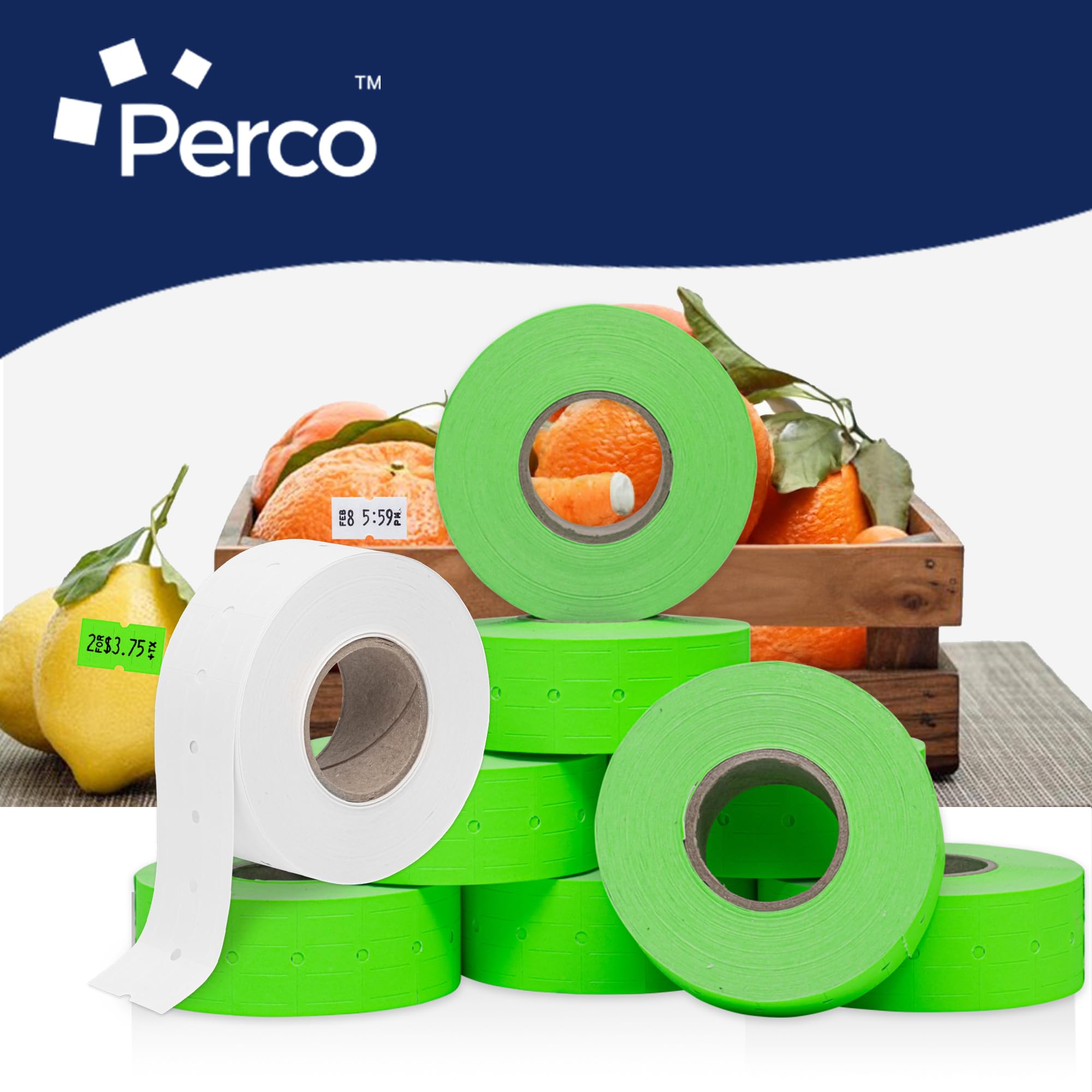 Snapklik.com : Perco White & Green Labels For Perco Lite, X, Plus And ...