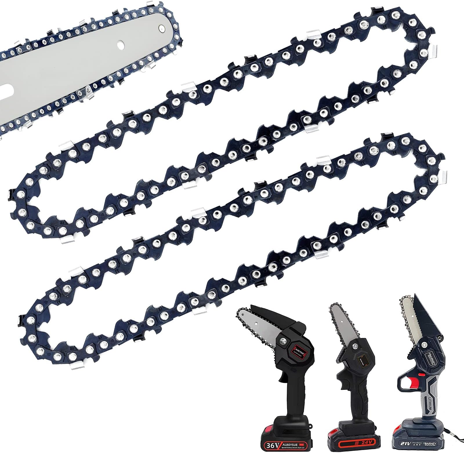 Amazon.com: Hipa 4 Inch Mini Saw Chain 1/4" Mini-pitch .043 Gauge 28 ...