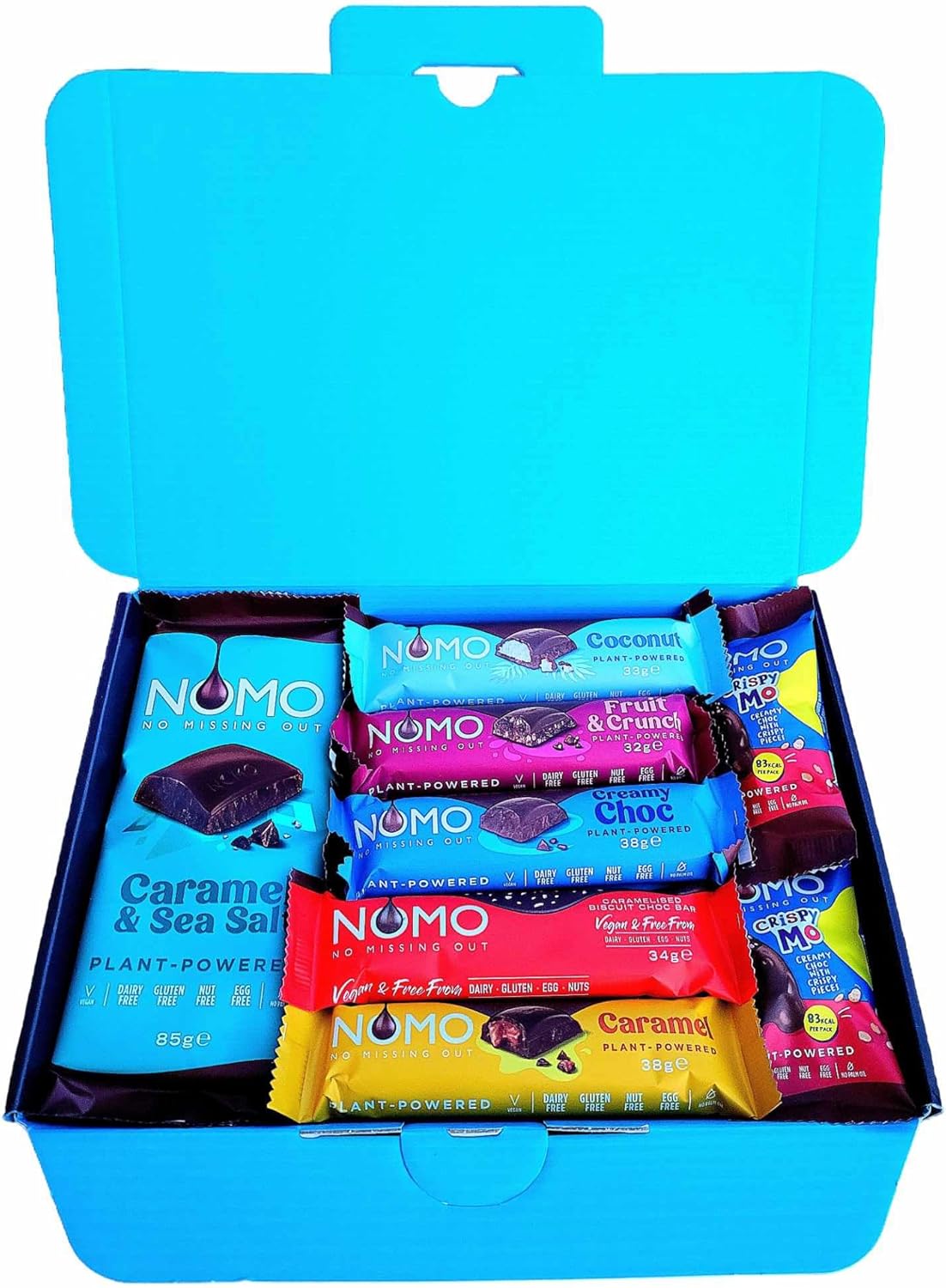 NOMO Chocolate Selection Hamper Gift Box | Caramel & Sea Salt | Free ...