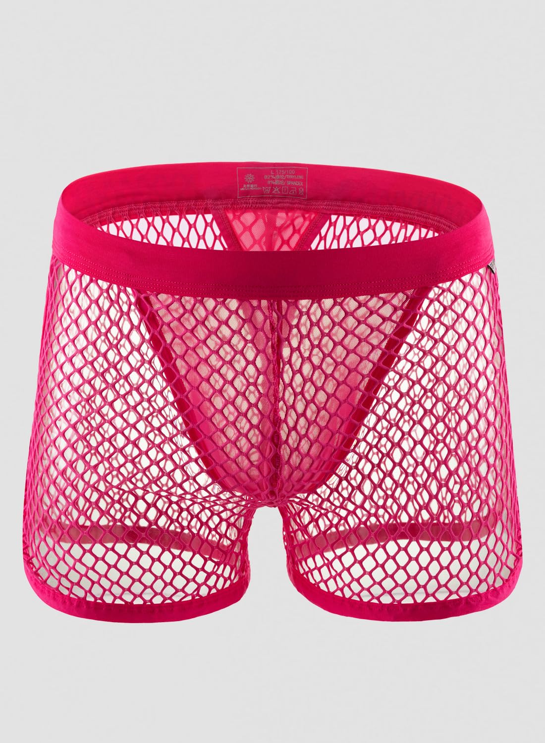 Snapklik.com : Mens Sexy Sheer Fishnet Boxer Briefs Mesh See Through ...