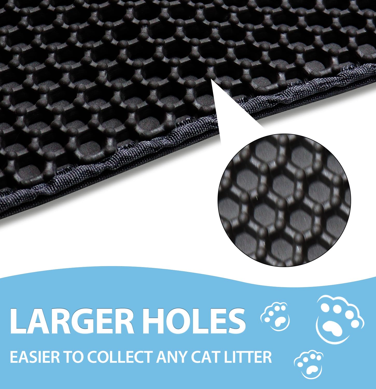 Kitty Litter Mat TidyNuts Cat Litter Mat With Handles 30x24 Inches ...