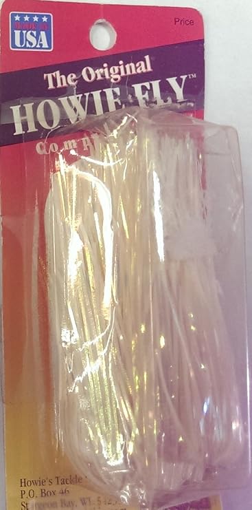 Amazon.com : White Howie's Tackle Howie Fly Fishing Lure Pack of 6 ...