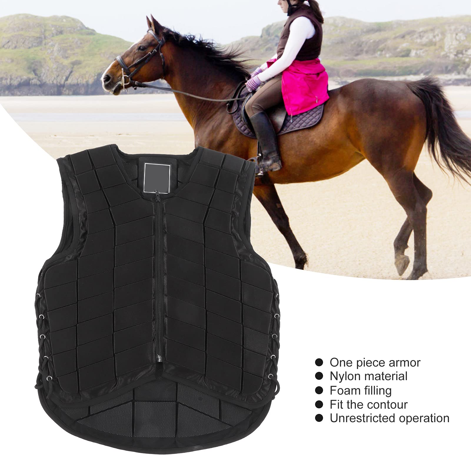 Snapklik.com : CUTULAMO Equestrian Body Protection, Onepiece Armor ...