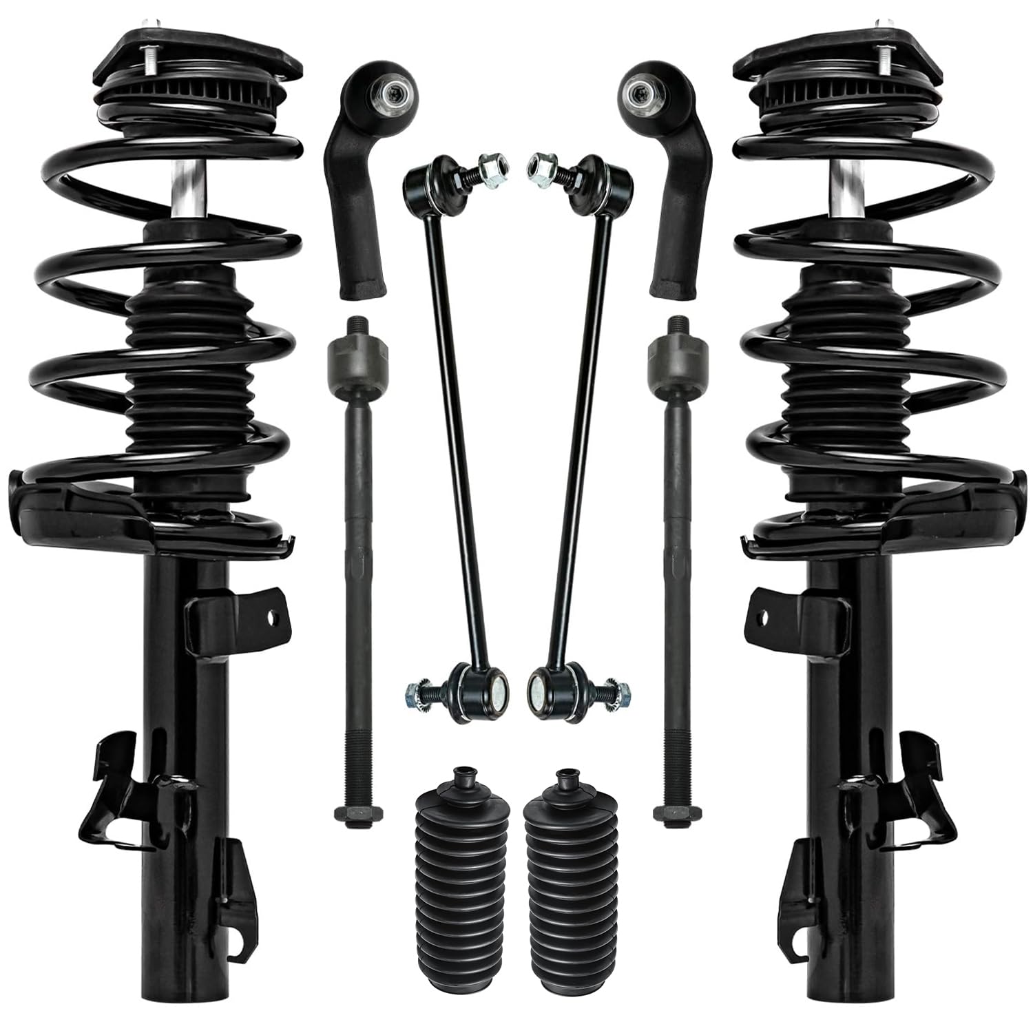 Amazon.com: Detroit Axle - Front 10pc Struts Kit for Volvo S40 C70 C30 ...