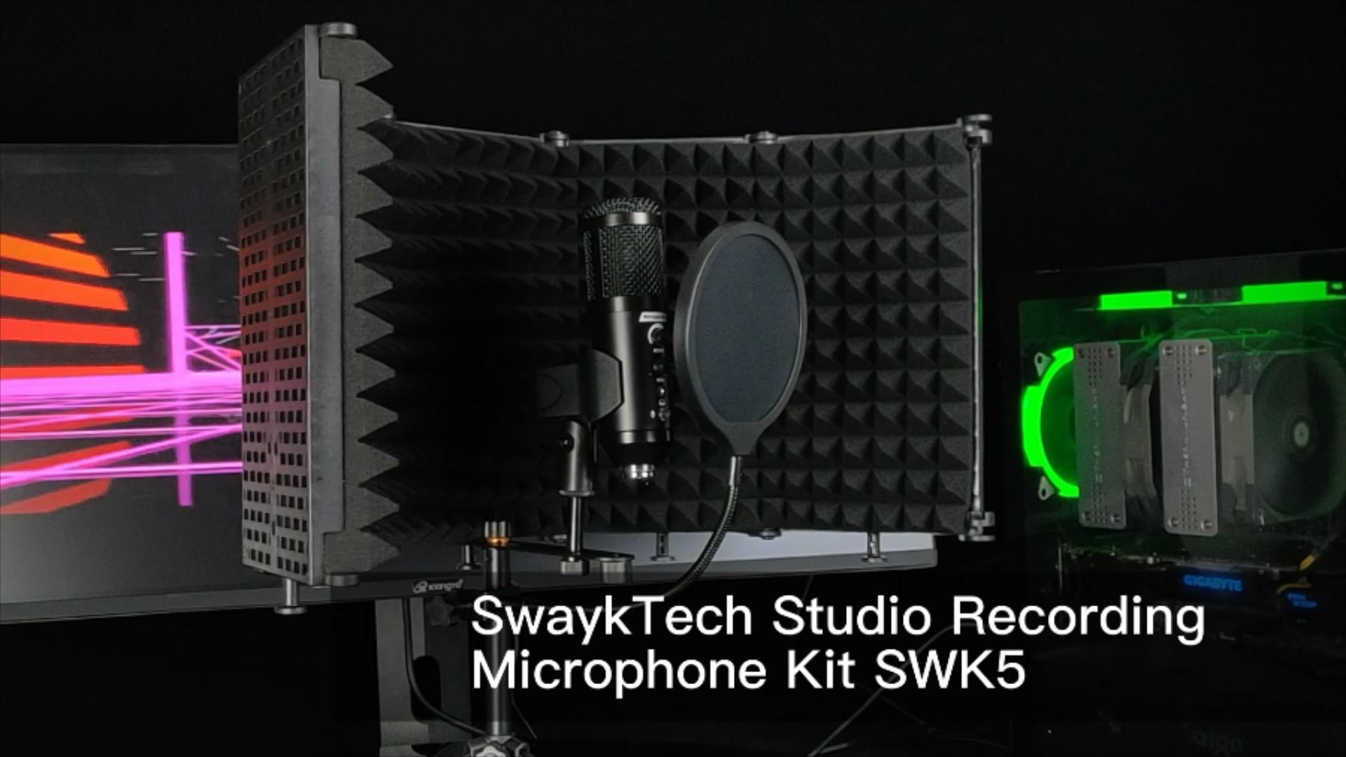 Watch SwaykTech Studio Recording Microphone Kit SWK5 on Amazon Live