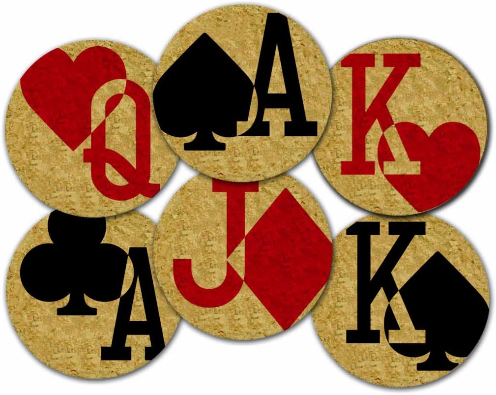 Amazon.com: PANCHH Man Cave Coasters with Holder for Drinks & Manly ...