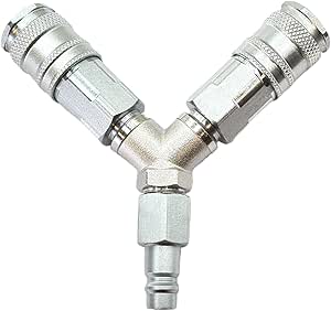 Airline 3 Way Euro Coupling Y Piece Splitter Air Line Adaptor/Fitting ...