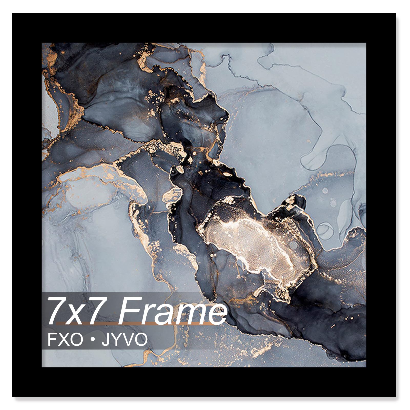 Amazon.com - Fxojyvo 7x7 Frame, Black Picture Frame for 7 x 7 Square ...
